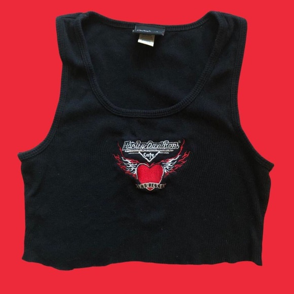 Harley-Davidson | Tops | Harley Davidson Reworked Tank Top | Poshmark